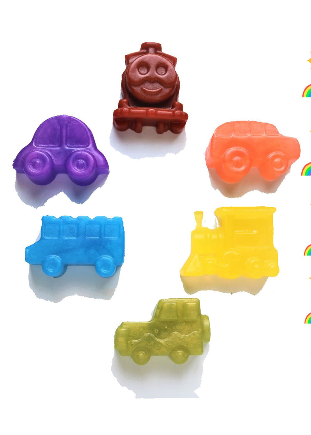 Get Transport Shaped Glycerine Soaps - Set of 6 at ₹ 325 | LBB Shop