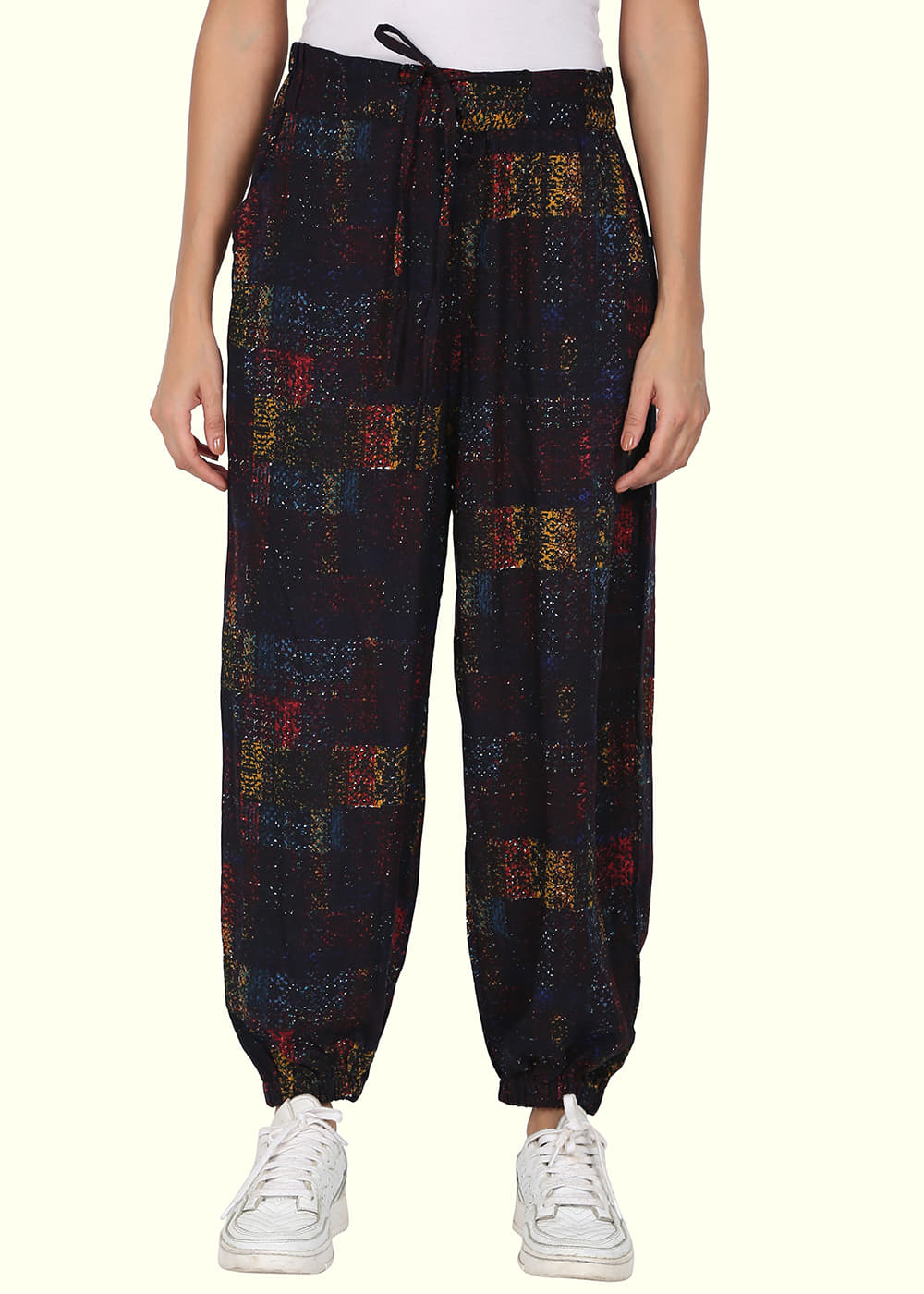 Get Multicolored Fusion Hopper Pants at ₹ 899 | LBB Shop