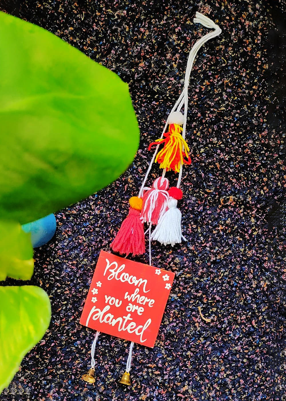 Get "Bloom Where You are Planted" Car Hanging at ₹ 699 | LBB Shop