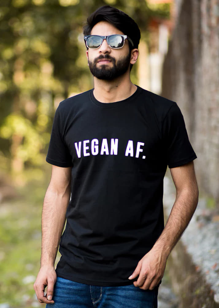 Get "Vegan AF" Crew Neck T-Shirt at ₹ 399 | LBB Shop