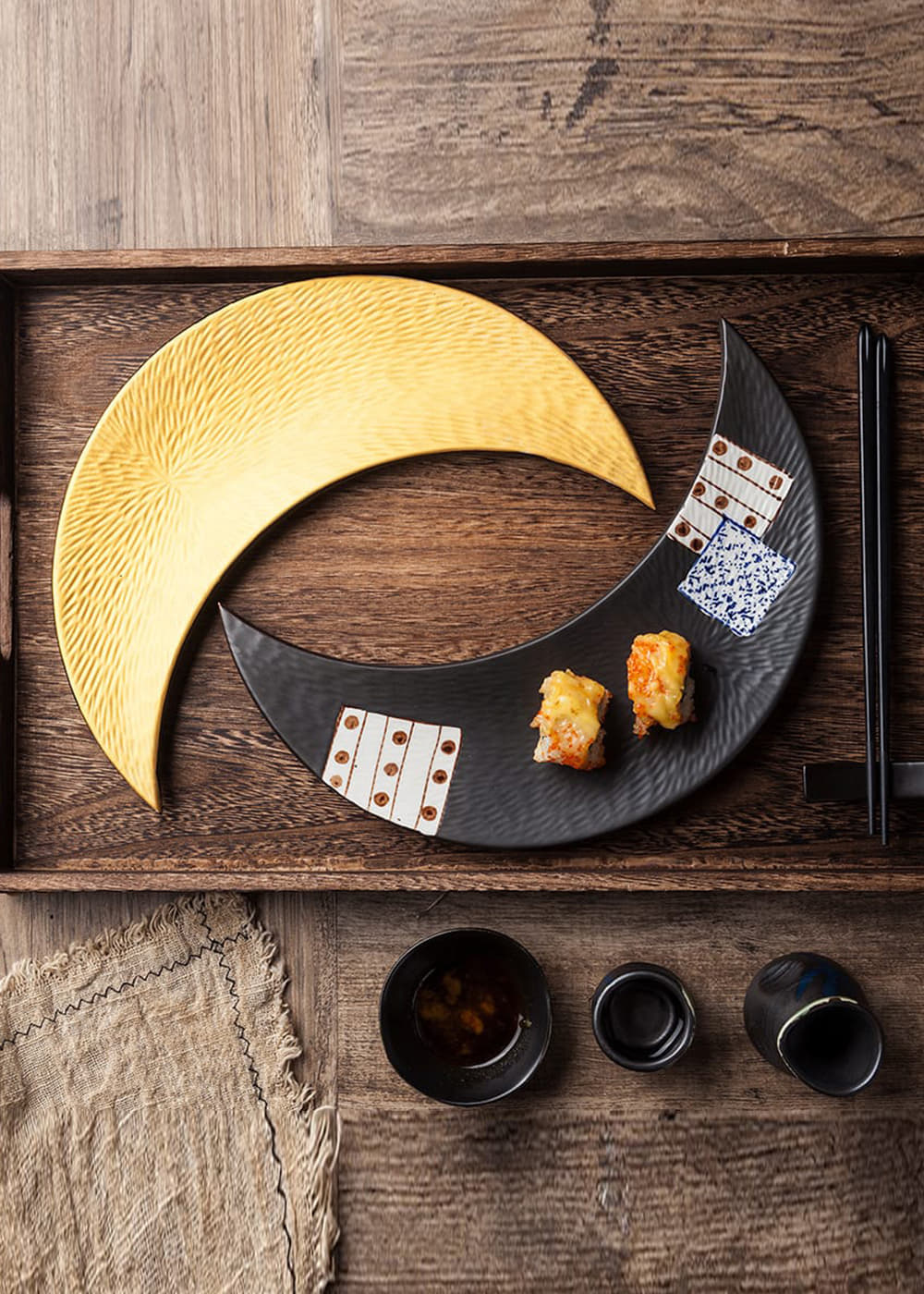 Get Moon Platter (Gold) at ₹ 1750 | LBB Shop