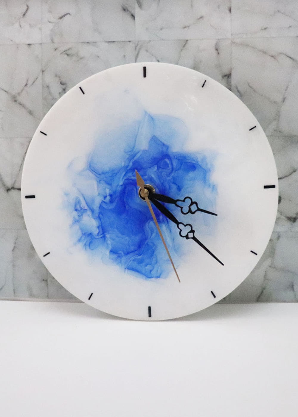 Get Blue Fusion Round Wall Clock at ₹ 850 | LBB Shop